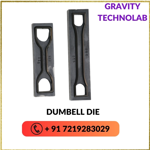 dumbell die template 75mm 115mm 150mm ensures uniform sample shapes for ...